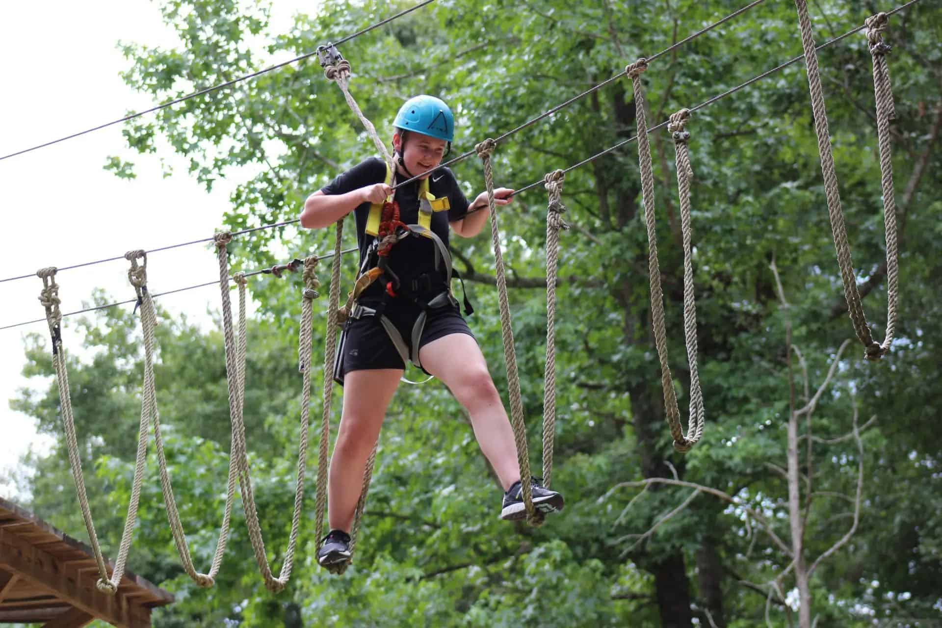 How to Conquer the High Ropes Challenge Course (Tips + Guide)